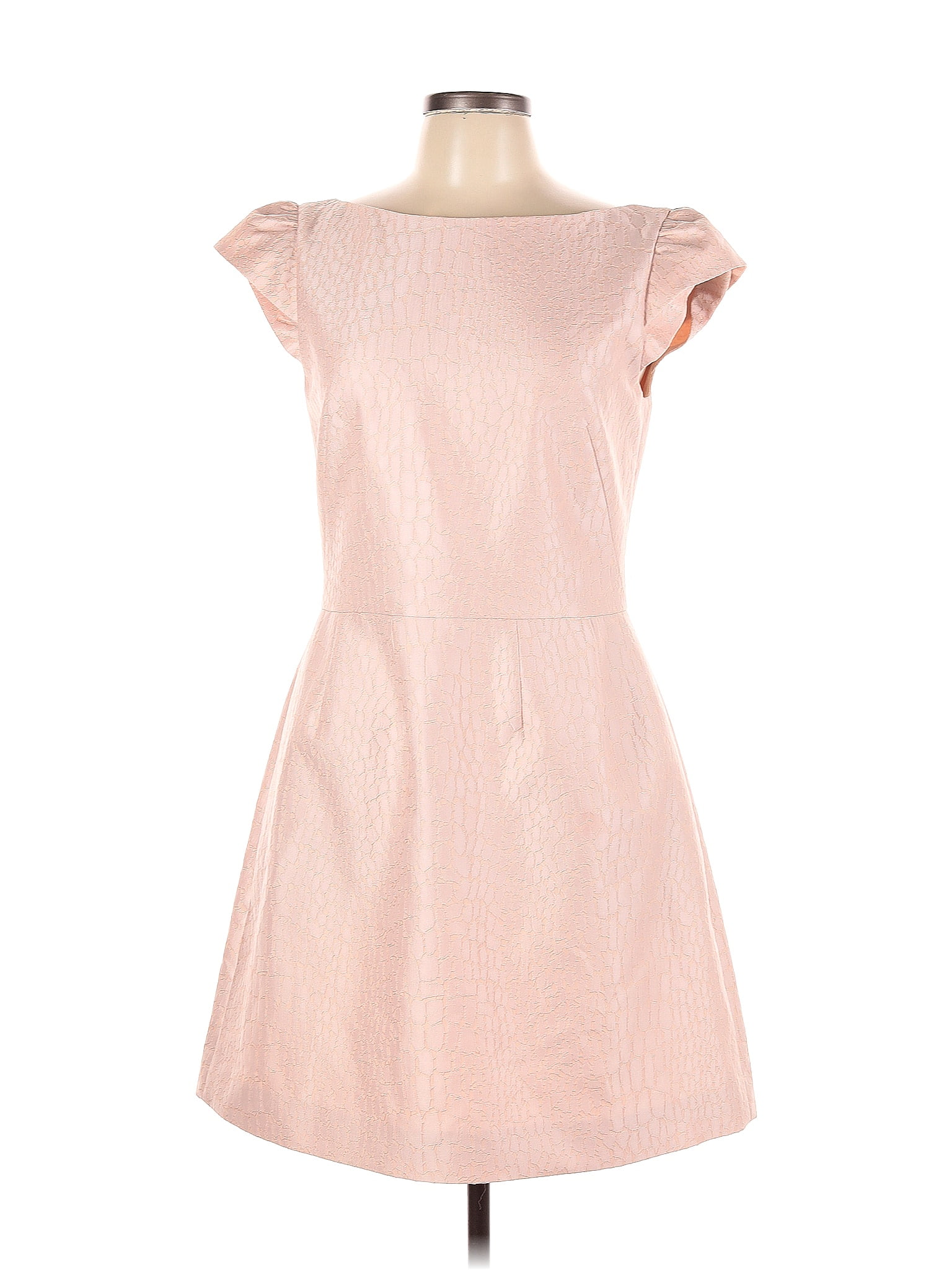Halston Heritage 100 Polyester Pink Cocktail Dress Size 10 78 Off