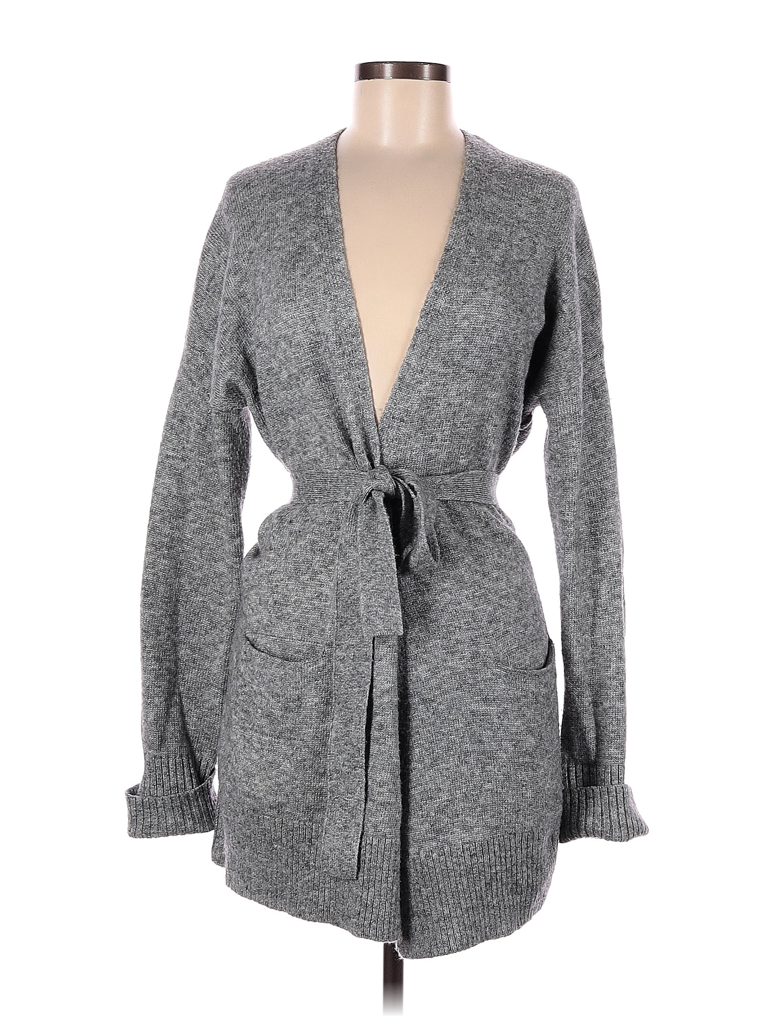 Ann Taylor LOFT Marled Gray Cardigan Size M - 65% off | ThredUp