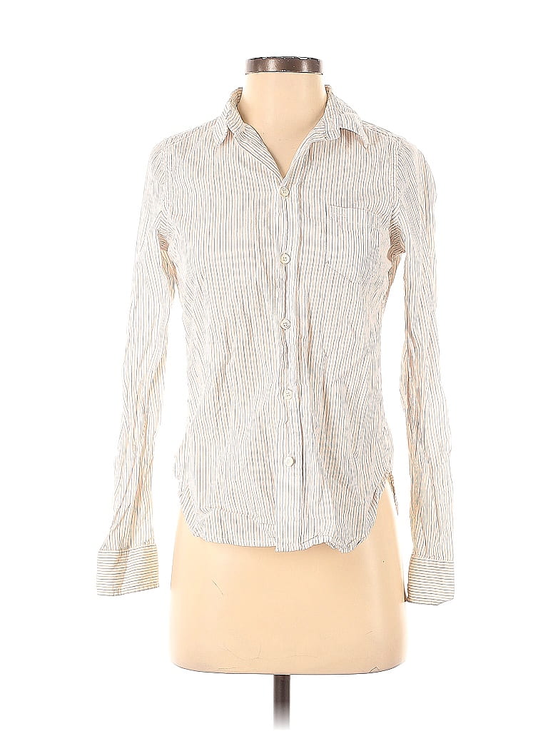 Alex Mill Ivory Long Sleeve Button-Down Shirt Size XS - 70% off | ThredUp