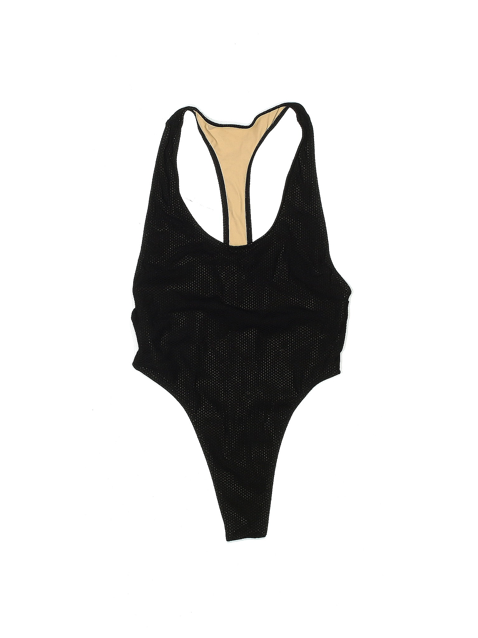 MBM Swim Solid Black One Piece Swimsuit Size M - 59% off | ThredUp