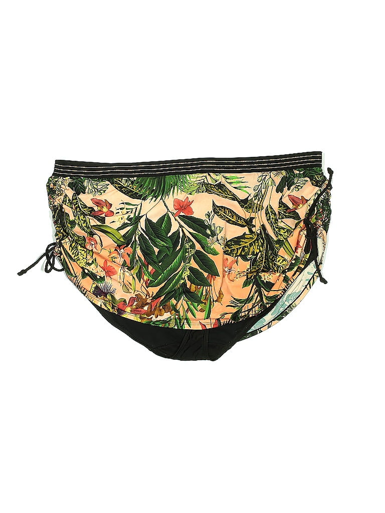 Swim By Cacique Floral Green Swimsuit Bottoms Size 26 Plus 51 Off