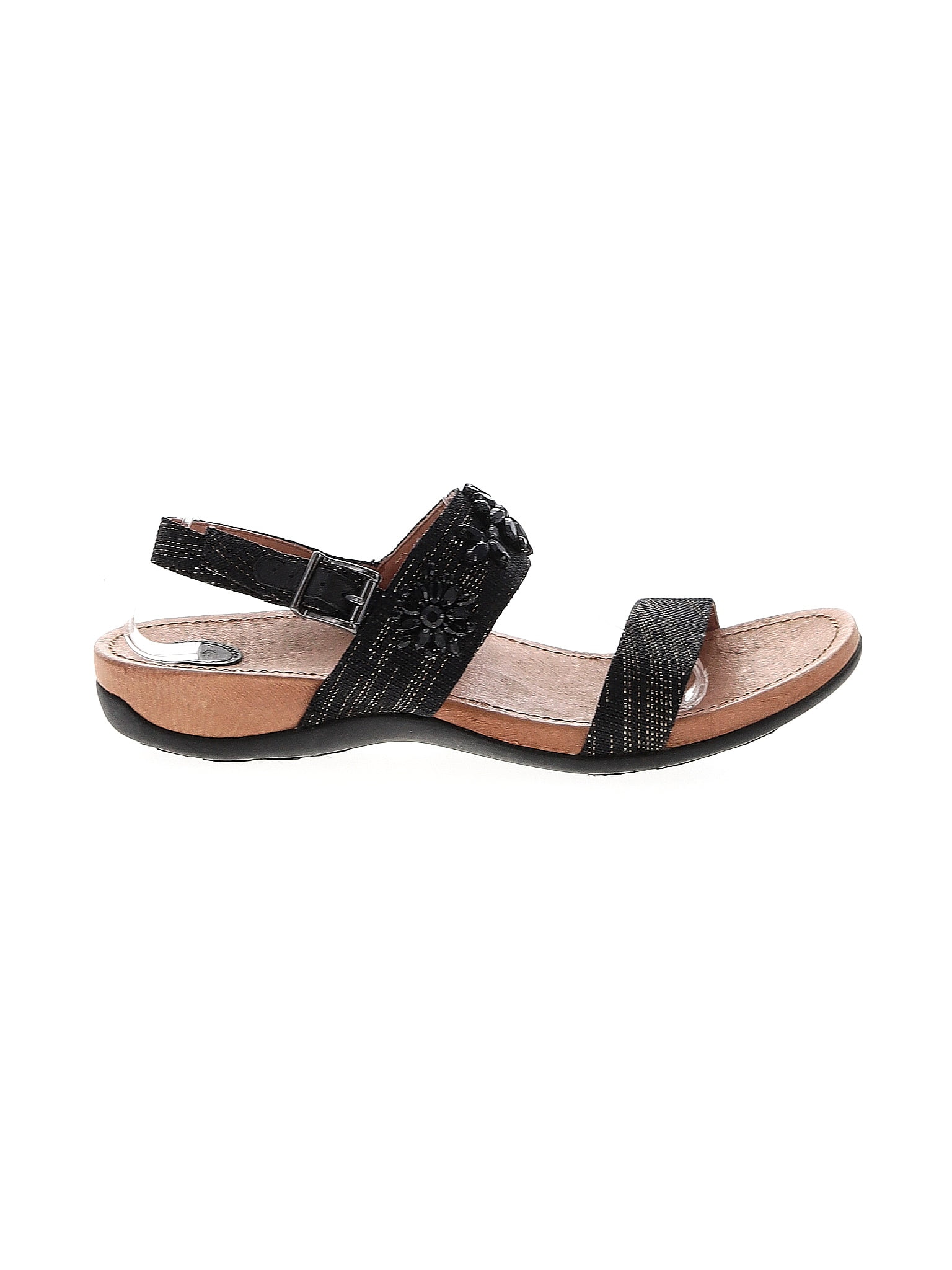 Nurture Solid Black Sandals Size 11 - 58% off | ThredUp