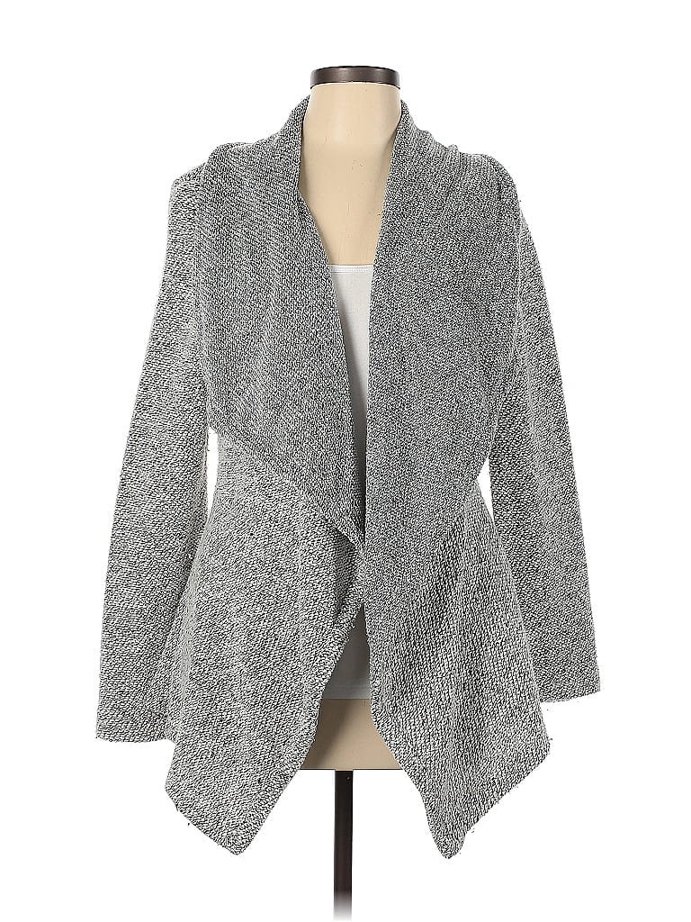 BNCI by Blanc Noir Color Block Marled Gray Cardigan Size L - 74% off ...