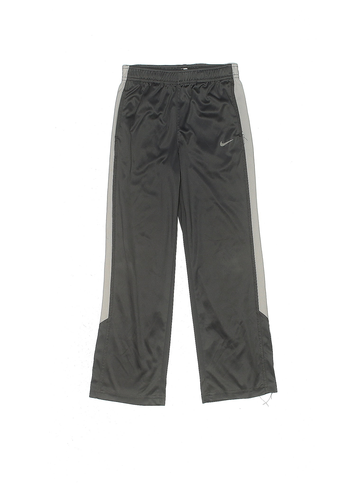Nike 100% Polyester Solid Gray Track Pants Size 7 - 53% off | ThredUp
