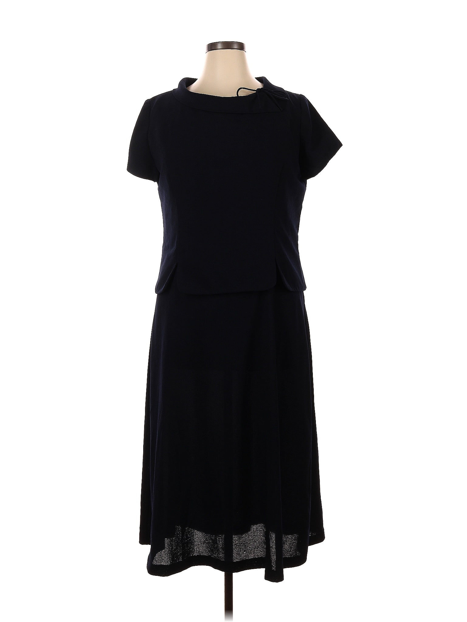 Assorted Brands Solid Black Casual Dress Size 16 - 52% off | ThredUp
