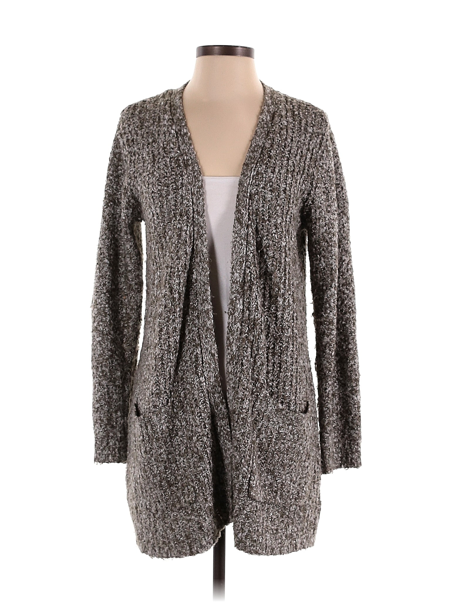 BB Dakota by Steve Madden Color Block Marled Gray Cardigan Size S - 71% ...