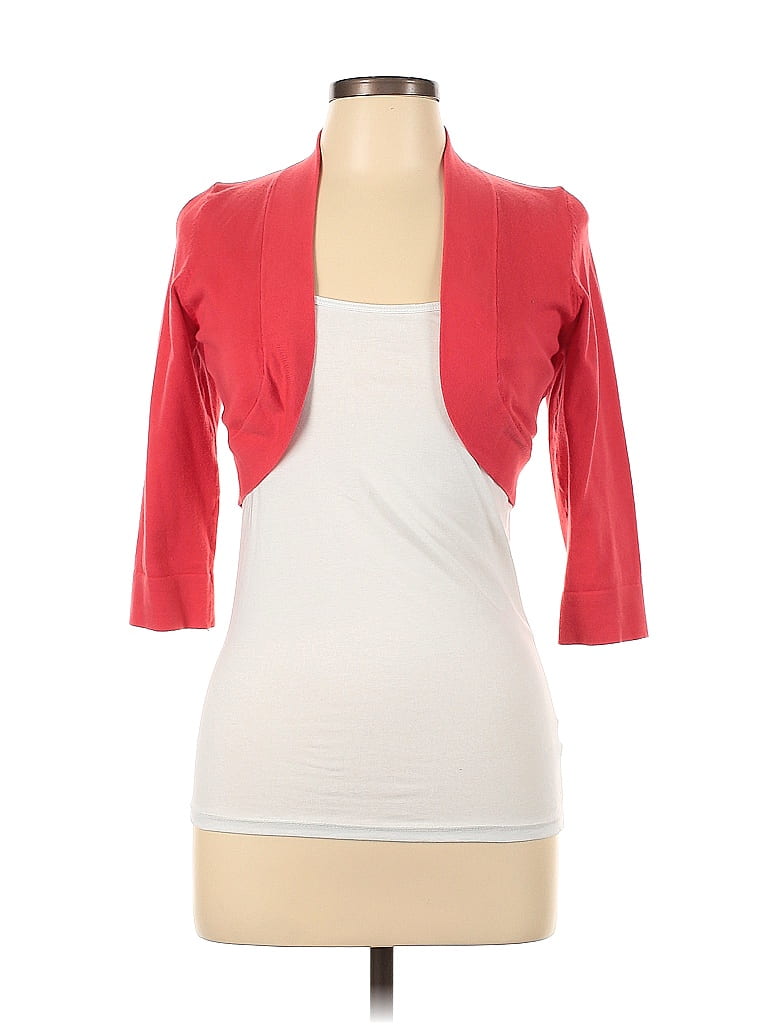 Jessica Howard Color Block Solid Red Shrug Size 10 - 68% off | ThredUp