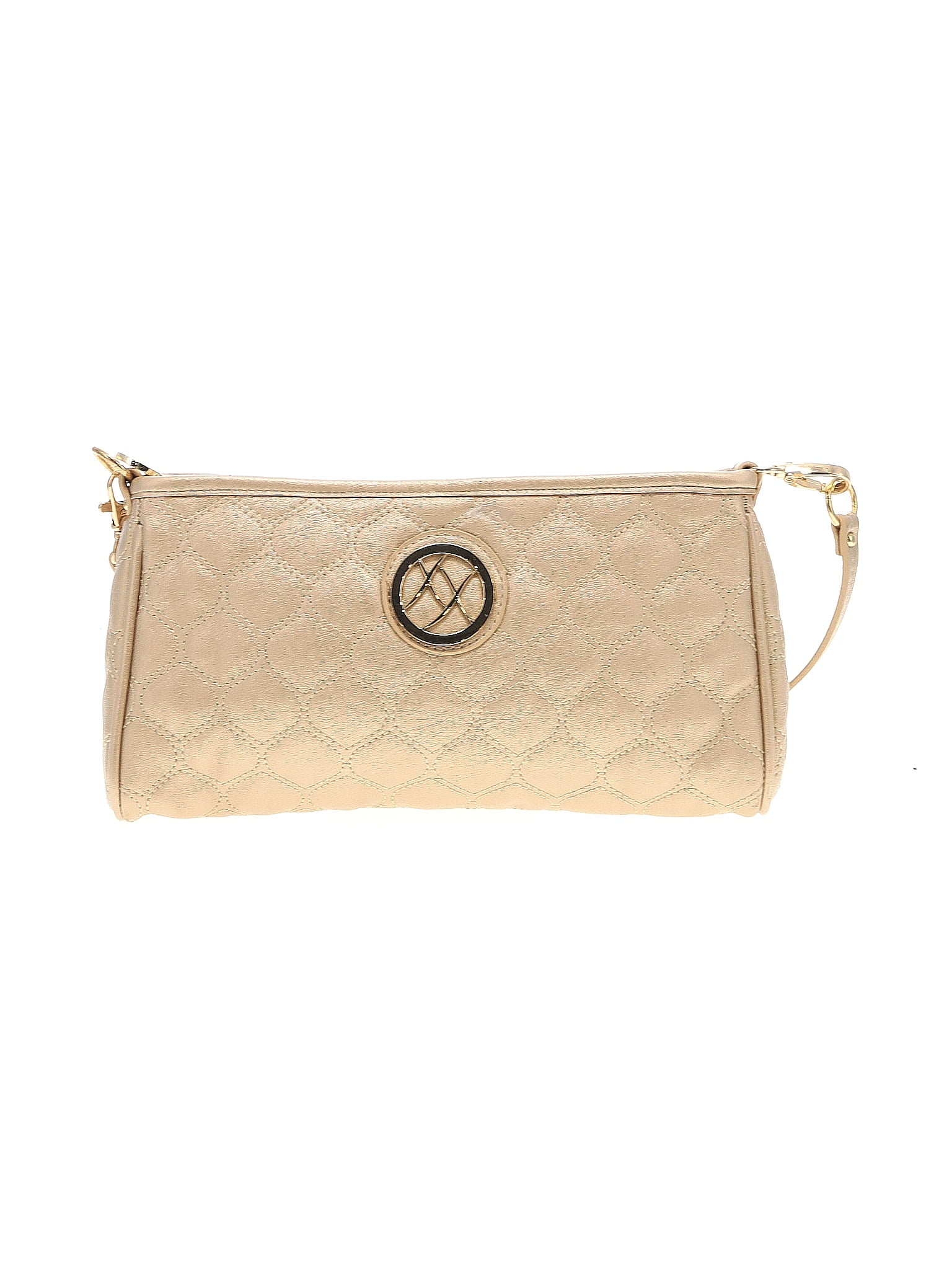 Cherie Solid Tan Gold Shoulder Bag One Size - 60% off | ThredUp