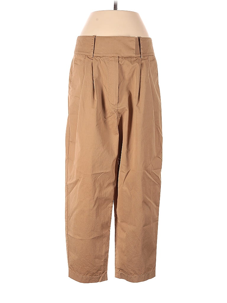 EXQUISE Tortoise Tan Casual Pants Size S - 80% off | ThredUp