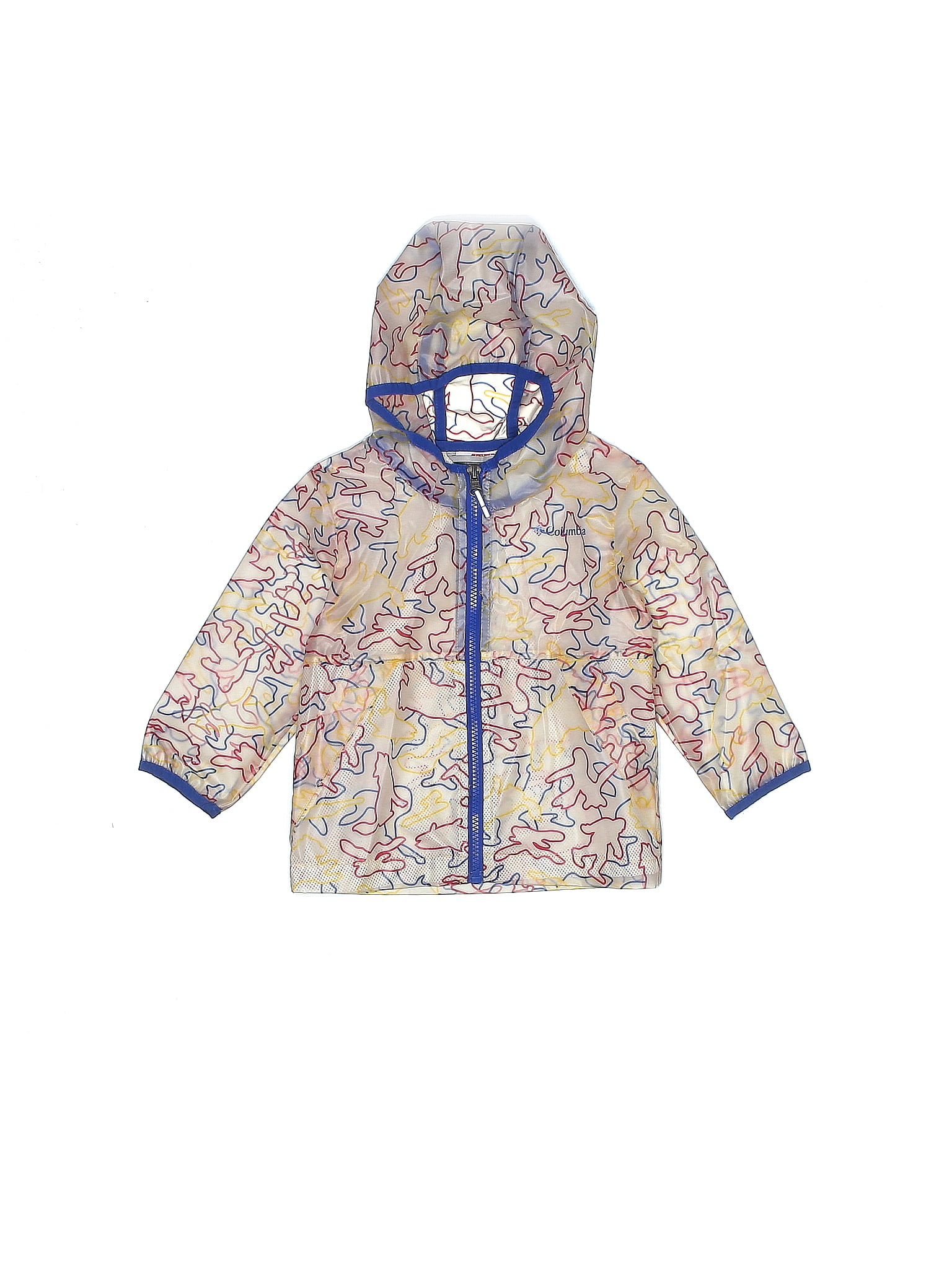 Columbia 100% Polyurethane Blue Raincoat Size 2T - 50% off | ThredUp