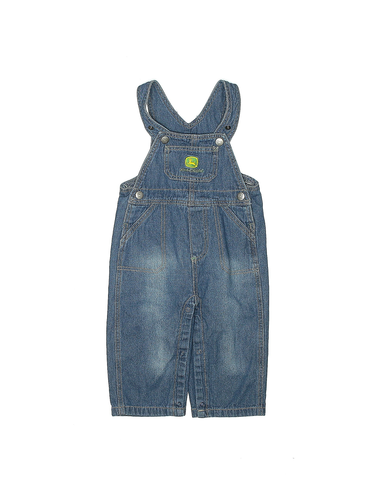 John Deere Solid Blue Overalls Size 9-12 mo - 31% off | ThredUp