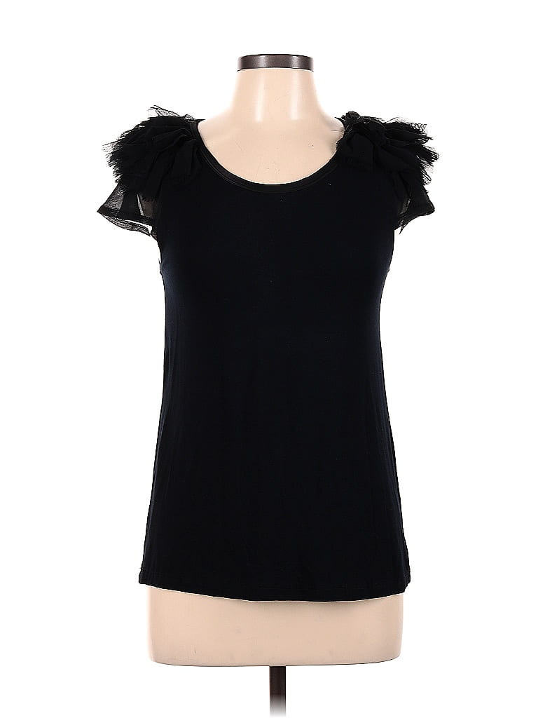Design History Solid Black Short Sleeve Top Size M 77 Off Thredup