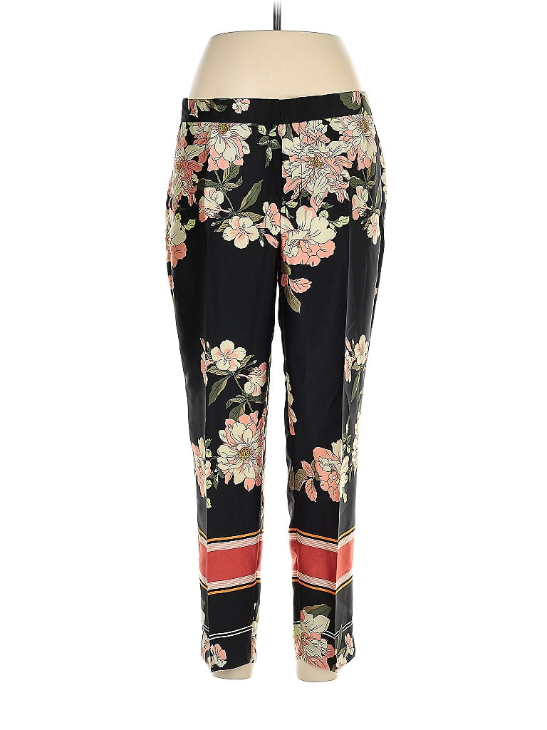 Zara Basic Floral Black Dress Pants Size M - 62% off | ThredUp