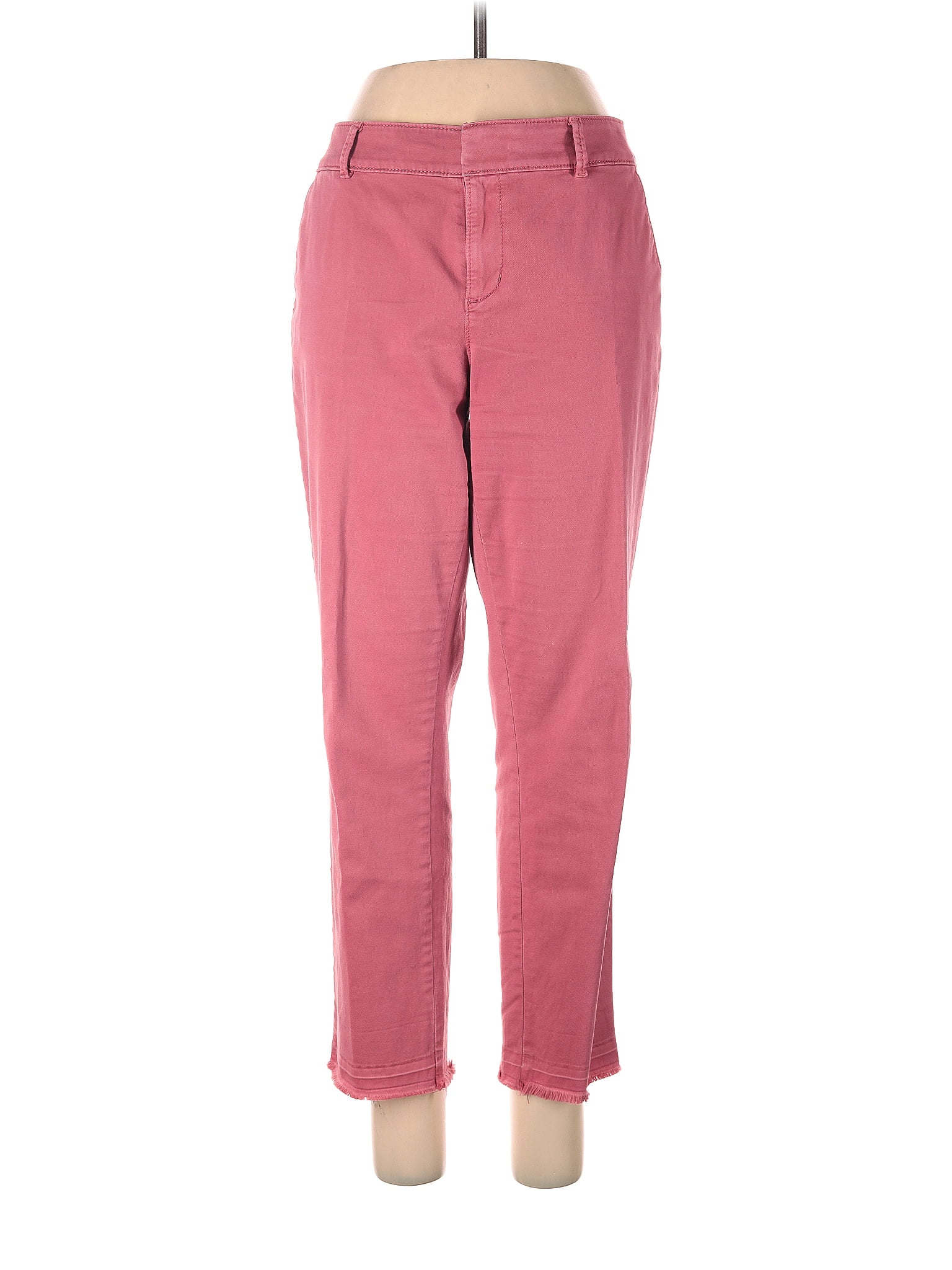 Ann Taylor LOFT Solid Pink Dress Pants Size 12 - 72% off | ThredUp