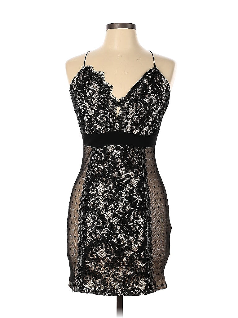 Mind Code Solid Black Cocktail Dress Size L - 53% off | ThredUp