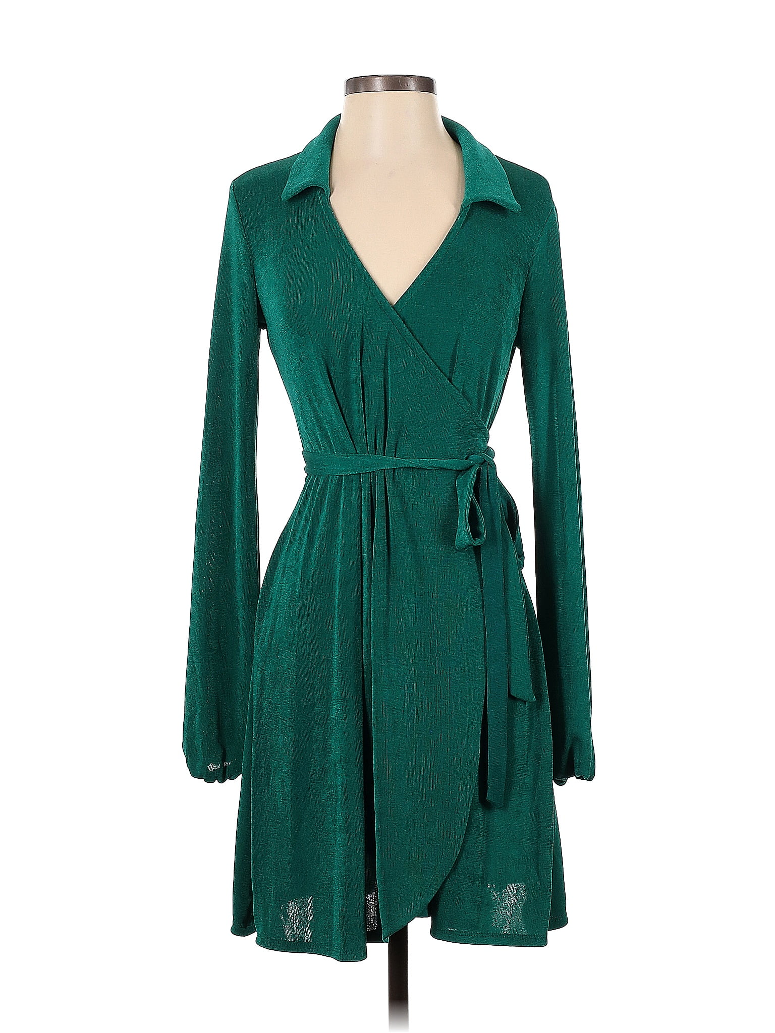 Wild Fable Solid Green Casual Dress Size S 46 Off Thredup