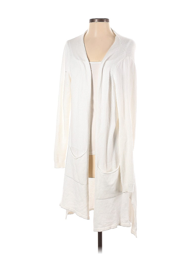 Venti6 Solid White Ivory Cardigan Size Sm - Med - 59% off | ThredUp
