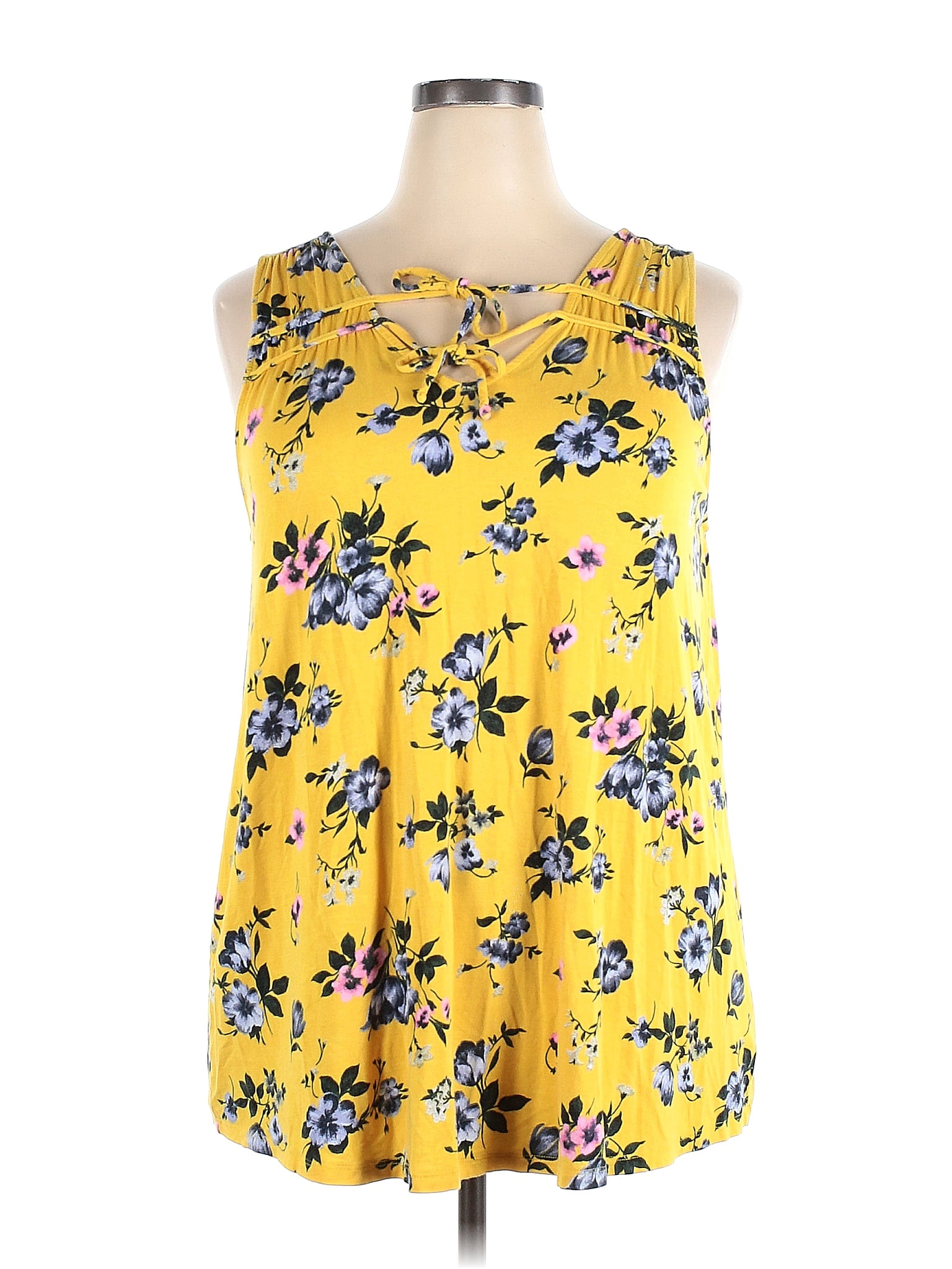 Torrid Yellow Sleeveless Blouse Size 2X Plus (2) (Plus) - 77% off | ThredUp
