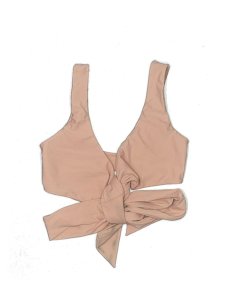 Mikoh Solid Tan Swimsuit Top Size S - 72% off | ThredUp