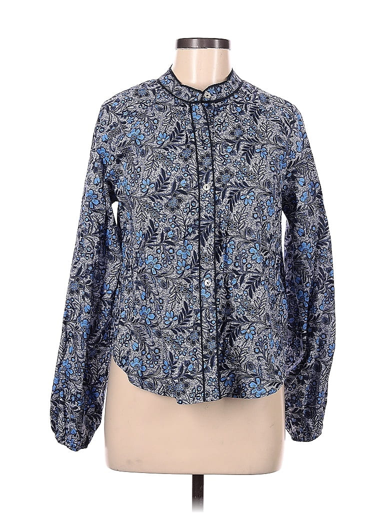 Evereve 100% Cotton Paisley Damask Baroque Print Batik Brocade Blue ...