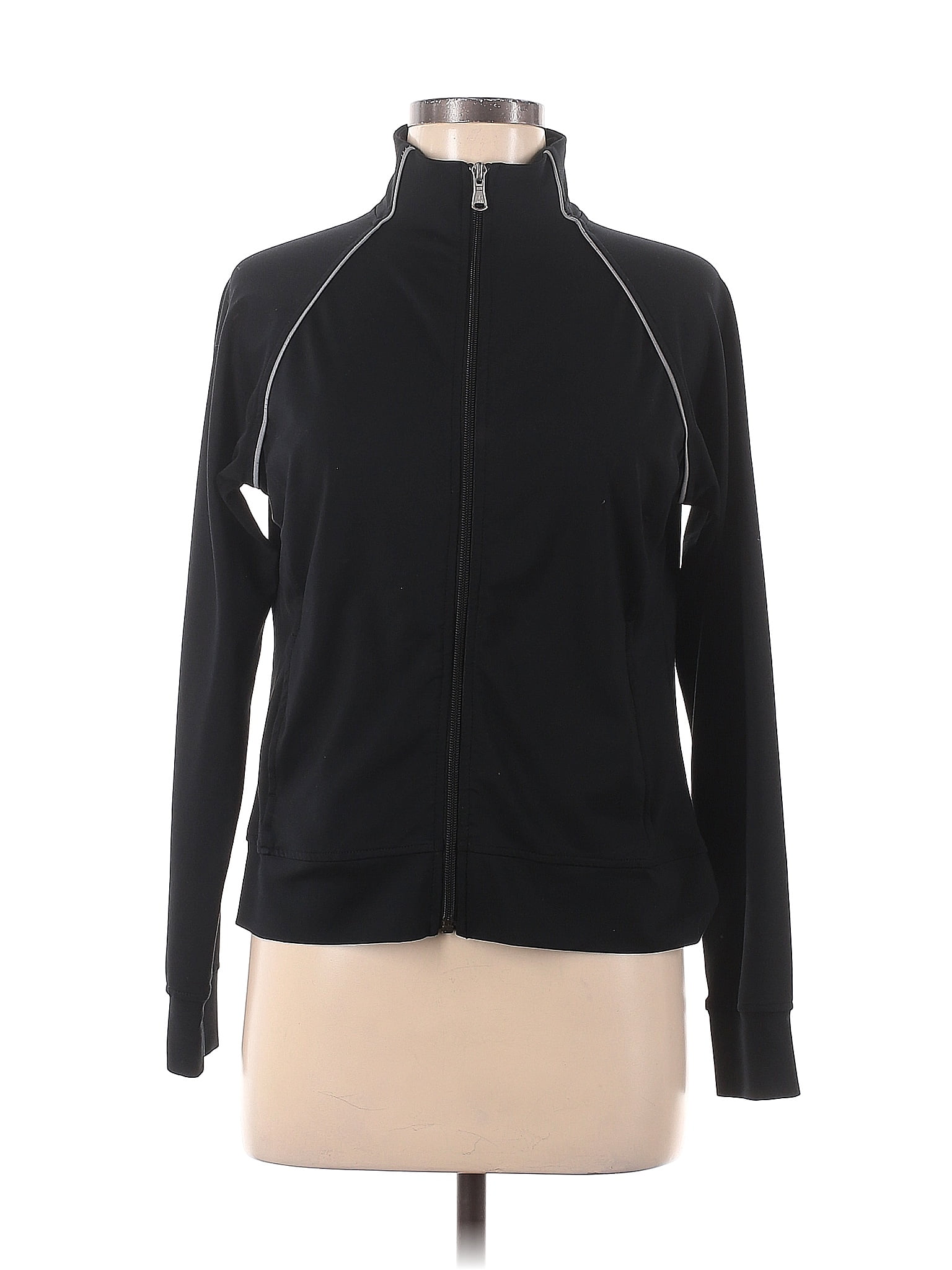 Gap Body Solid Black Track Jacket Size M - 62% off | ThredUp