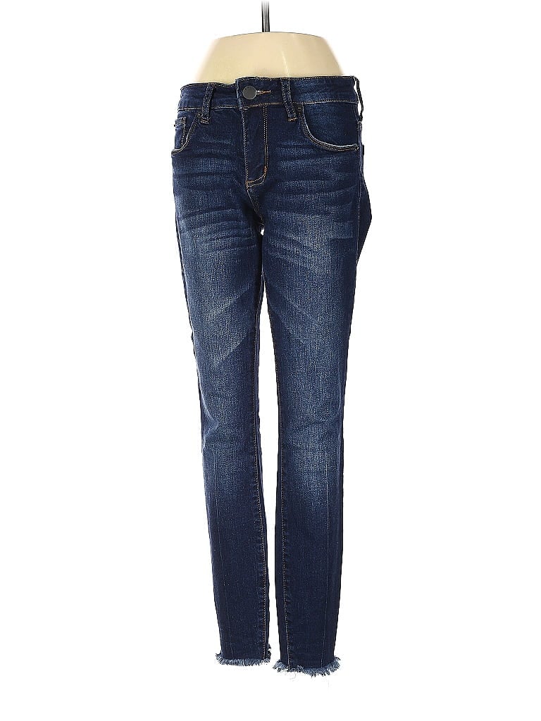 STS Blue Solid Blue Jeans 25 Waist - 76% off | ThredUp