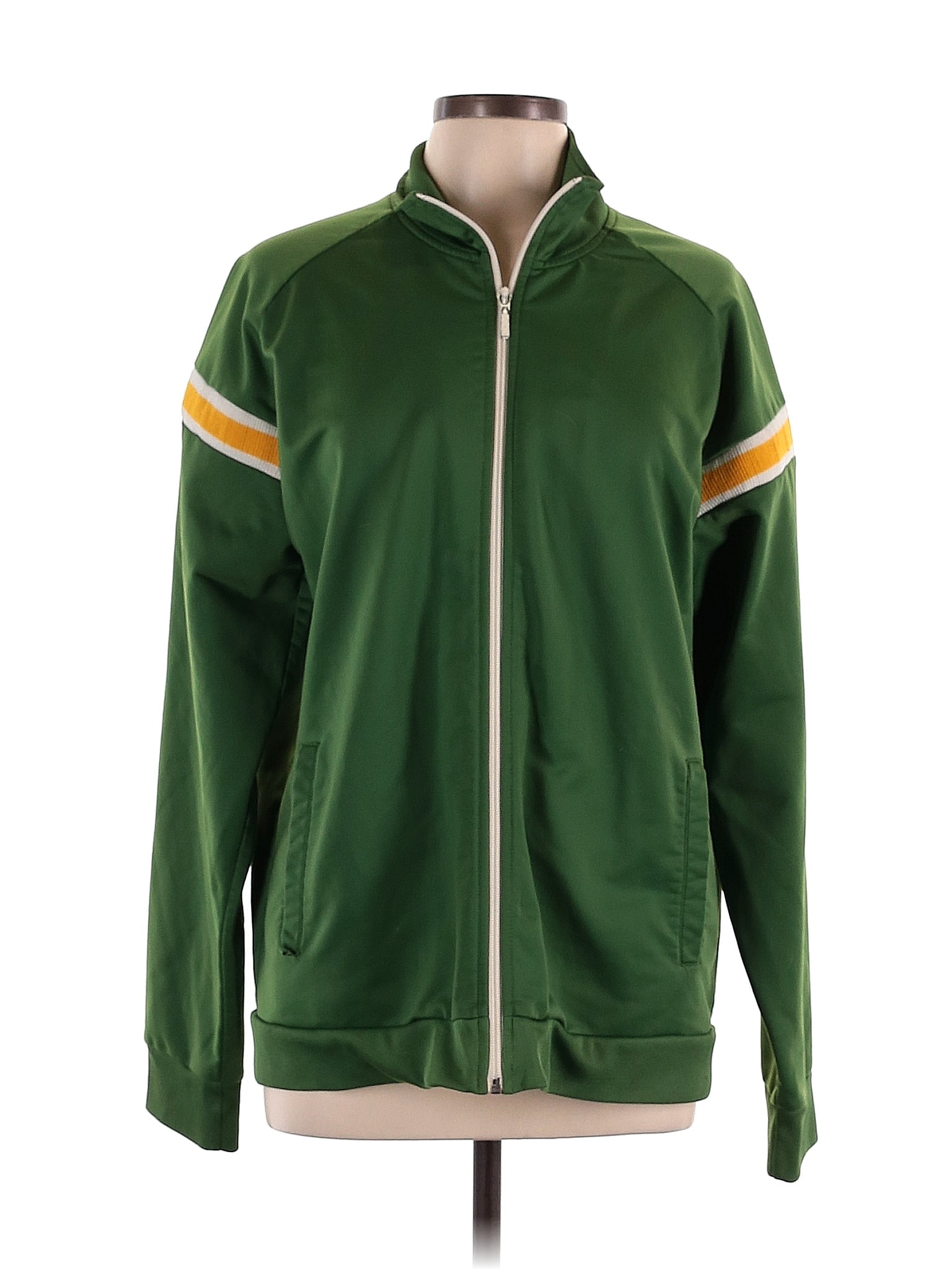 Gap 100% Polyester Green Track Jacket Size L - 64% off | ThredUp