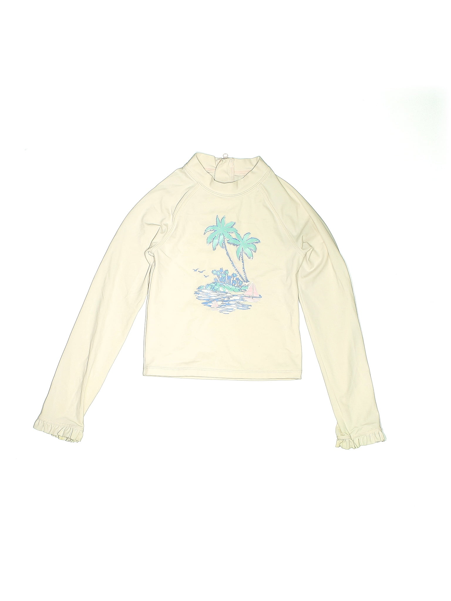 Janie and Jack Ivory Rash Guard Size 6 - 67% off | ThredUp