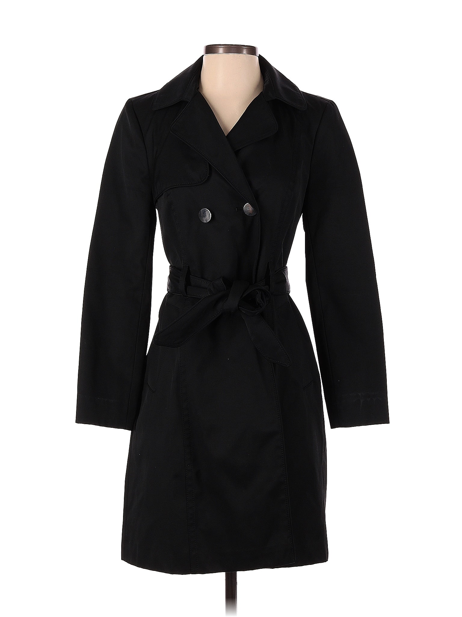 Express Solid Black Coat Size XS - 69% off | ThredUp