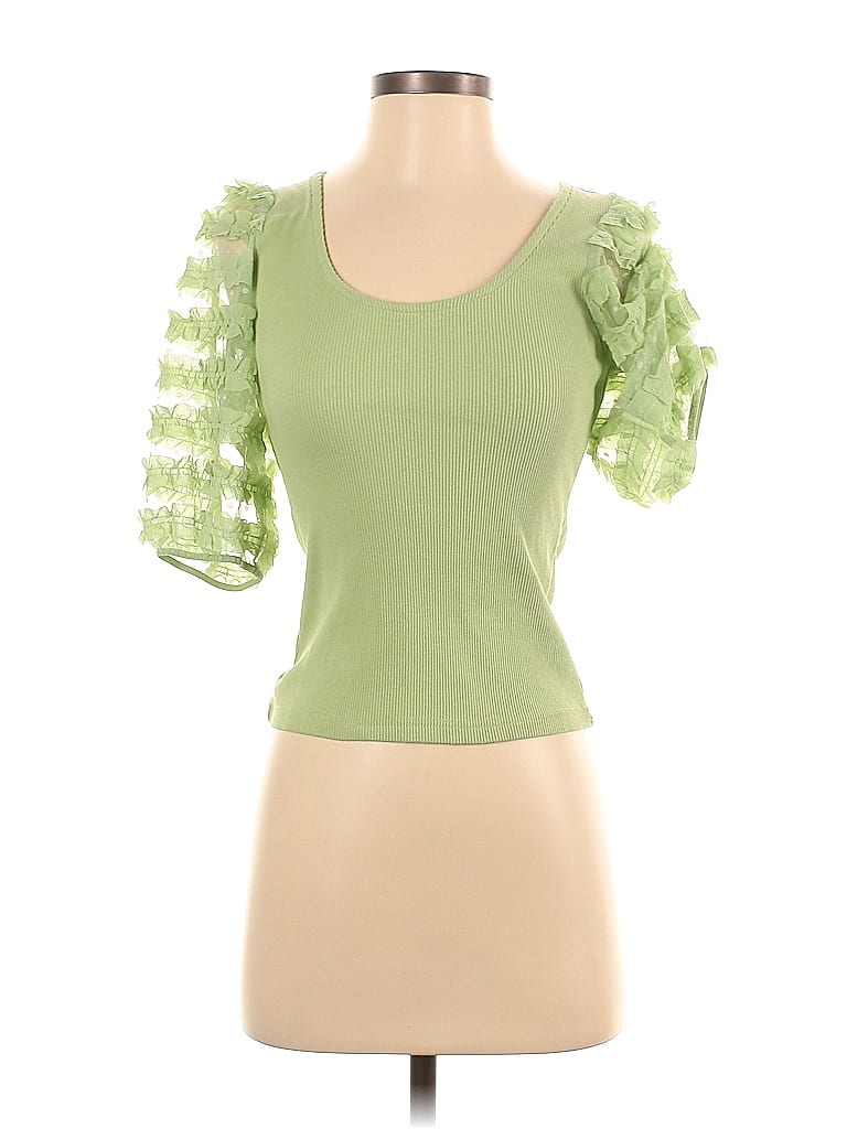 Left Coast by Dolan 100% Rayon Green Short Sleeve Top Size XXS - 79% ...