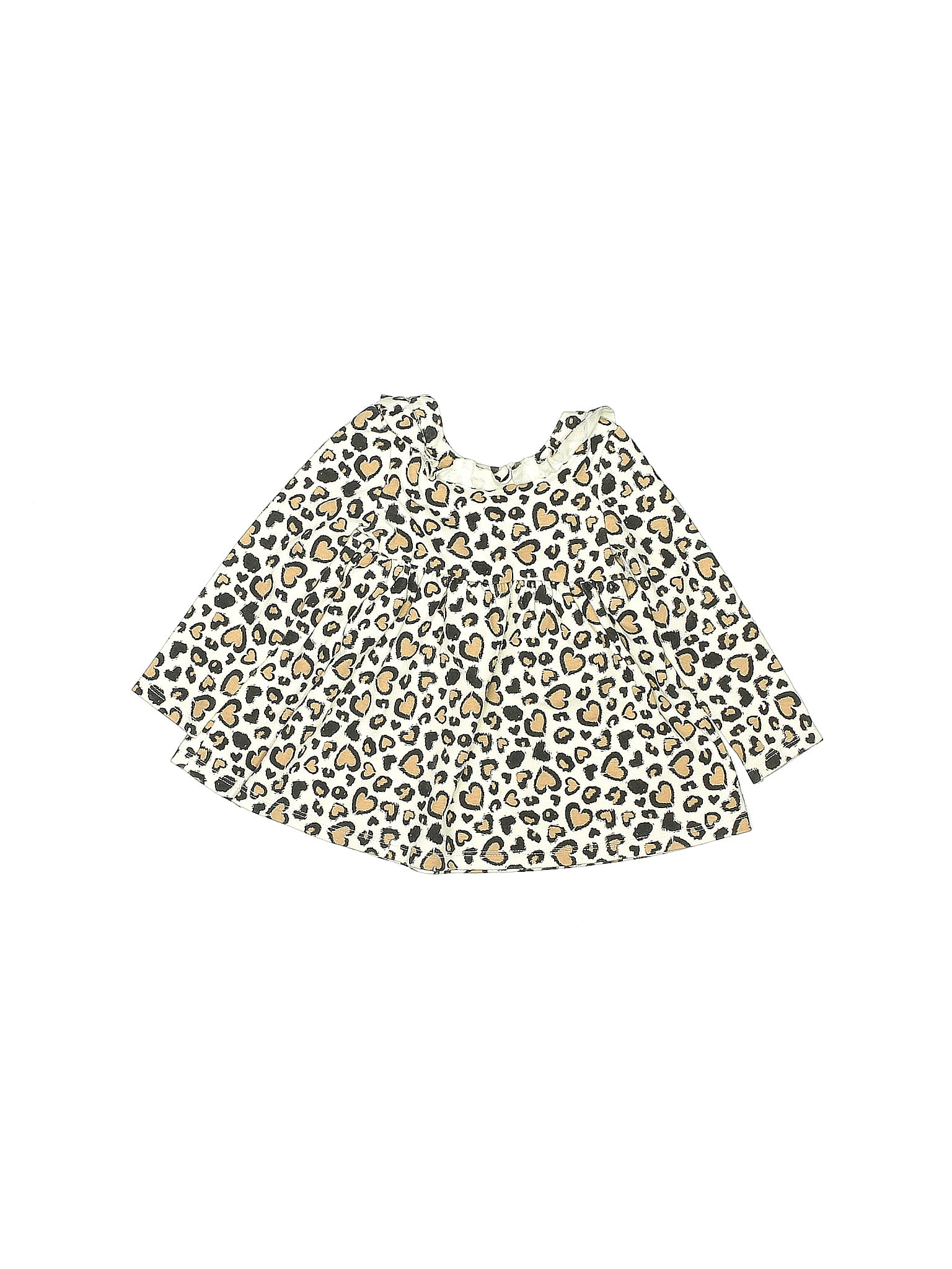 Rachel Zoe Leopard Print Ivory Long Sleeve Top Size 24 mo - 74% off ...