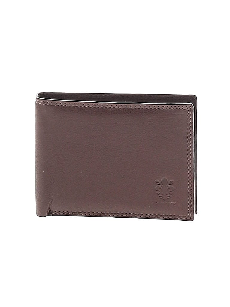 Firenze 100% Leather Solid Brown Leather Wallet One Size - 71% off ...