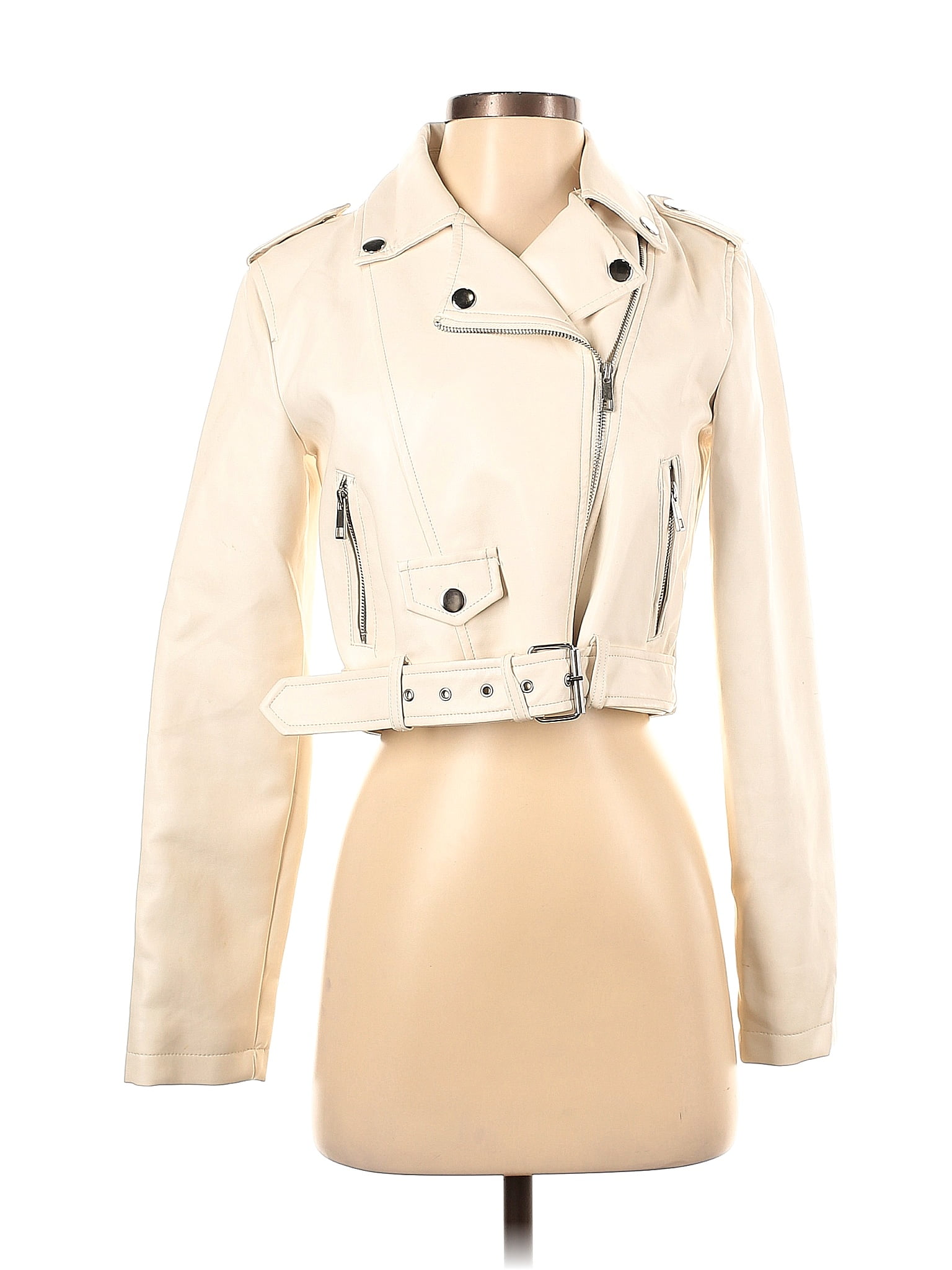 Faux Leather Jacket Forever 21