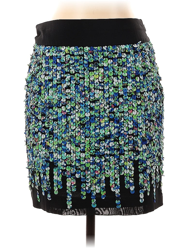 Ann Taylor Graphic Blue Casual Skirt Size 2 - 93% off | ThredUp