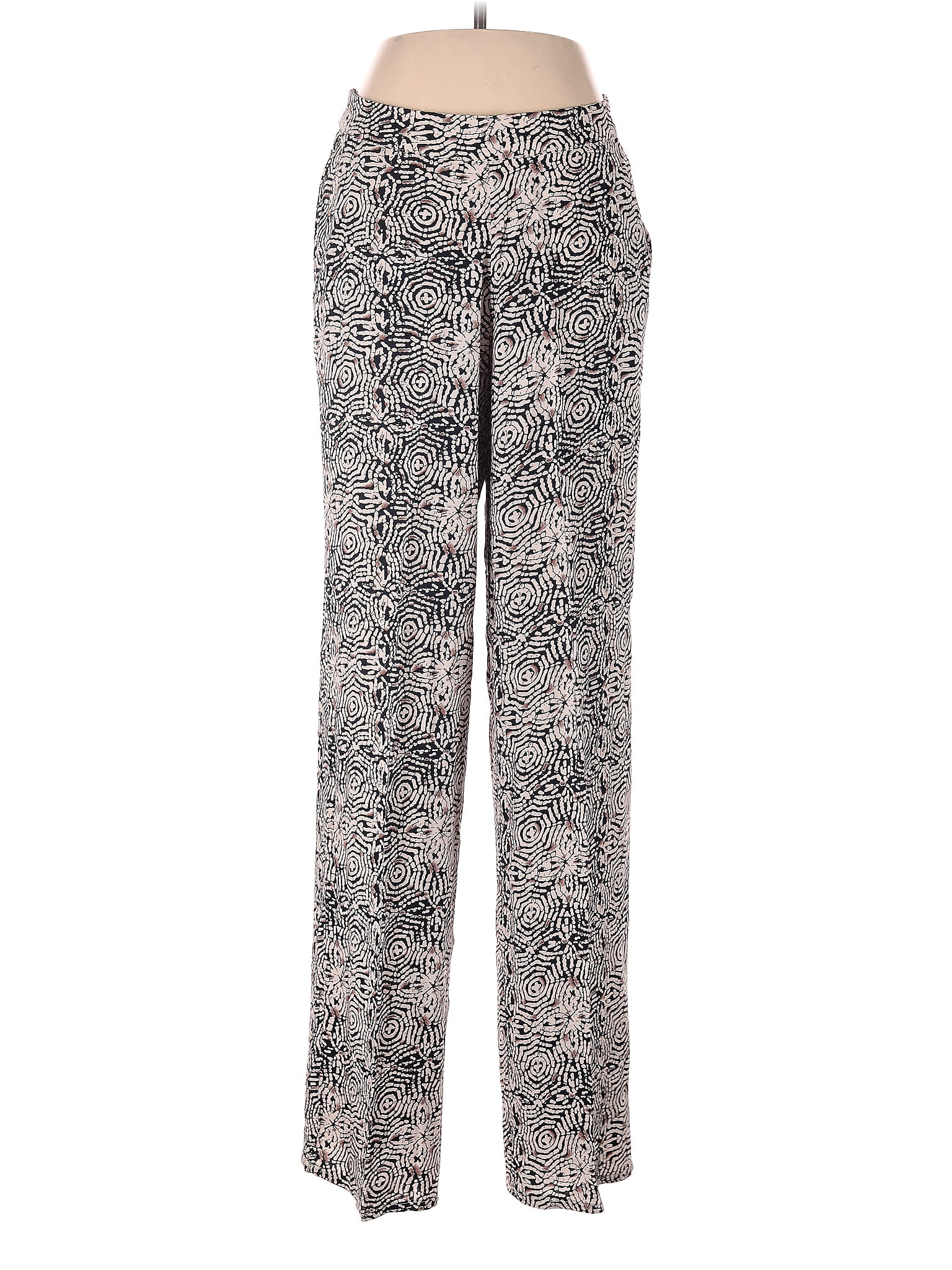 Solitaire 100% Rayon Multi Color Silver Dress Pants Size M - 52% off ...