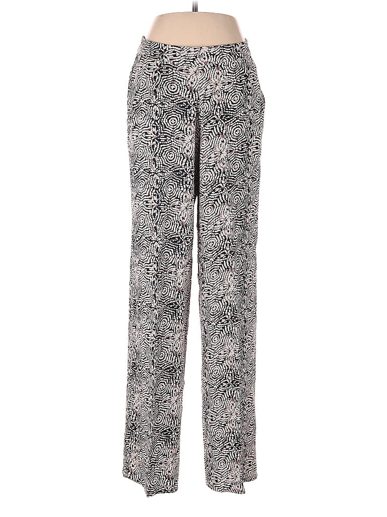 Solitaire 100 Rayon Multi Color Silver Dress Pants Size M 52 Off 1237
