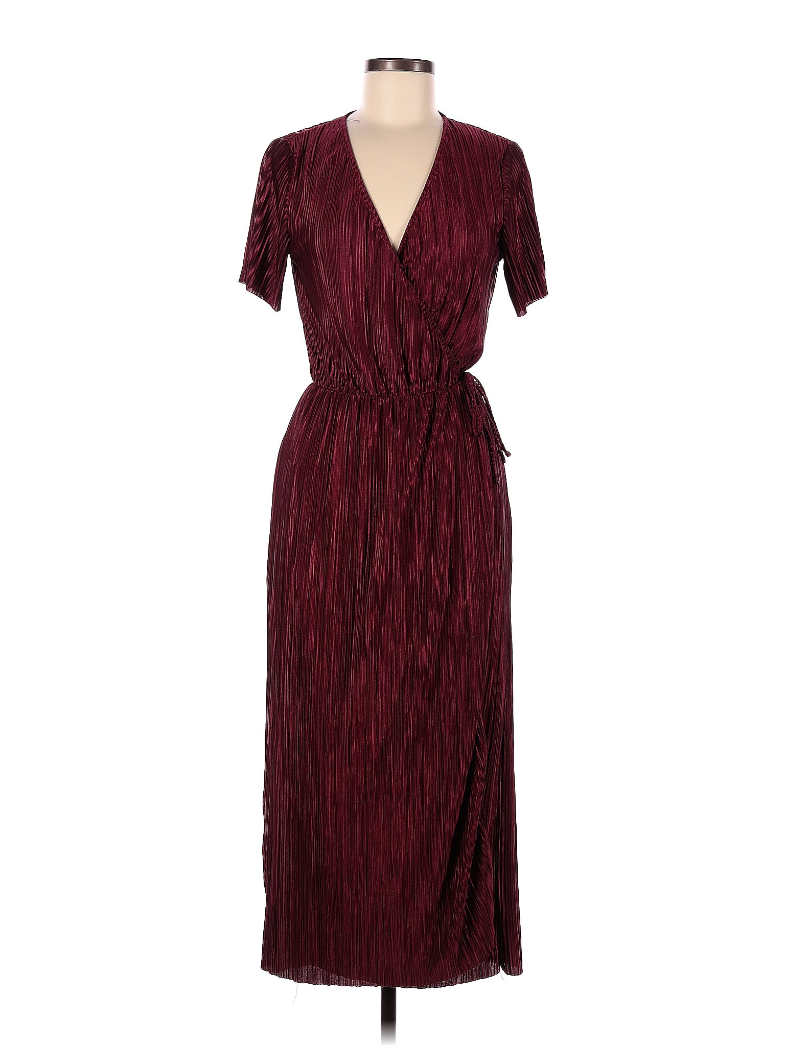 Lush Solid Maroon Burgundy Cocktail Dress Size M 62 Off Thredup
