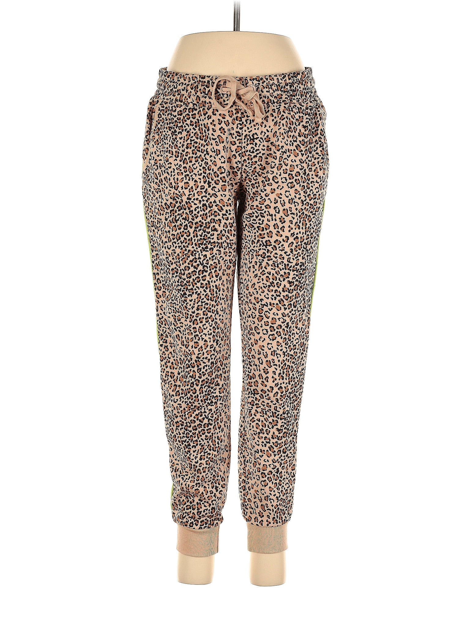 Cotton On Leopard Print Tortoise Animal Print Brown Sweatpants Size M ...