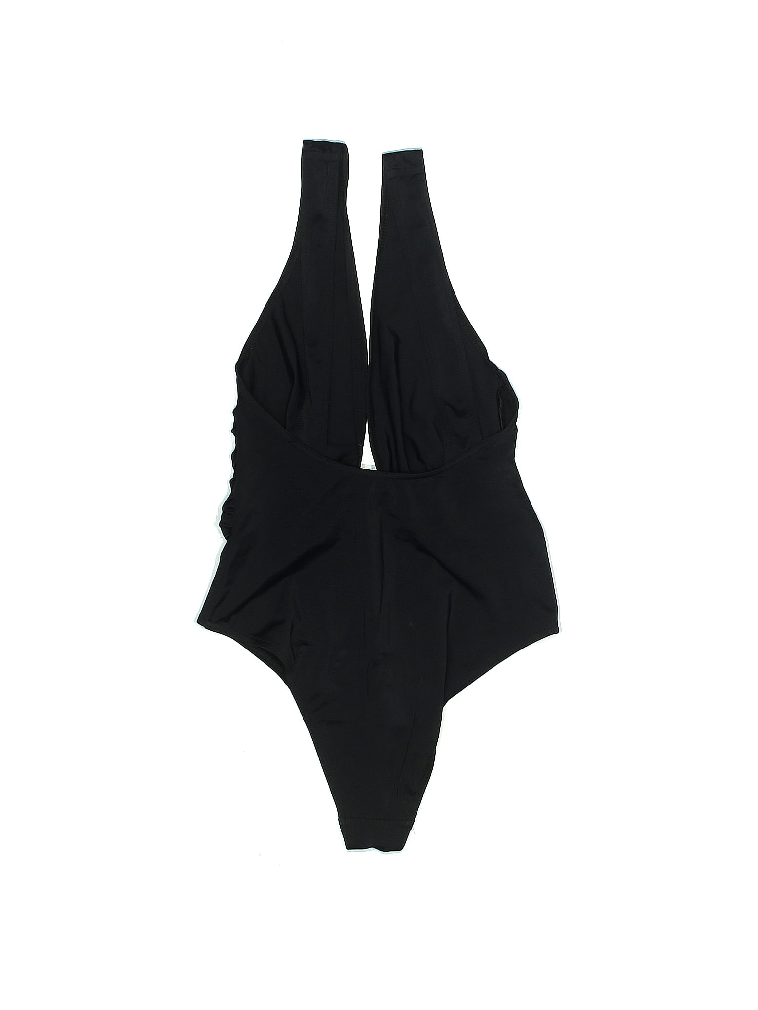 ASOS Solid Black One Piece Swimsuit Size 6 - 52% off | ThredUp
