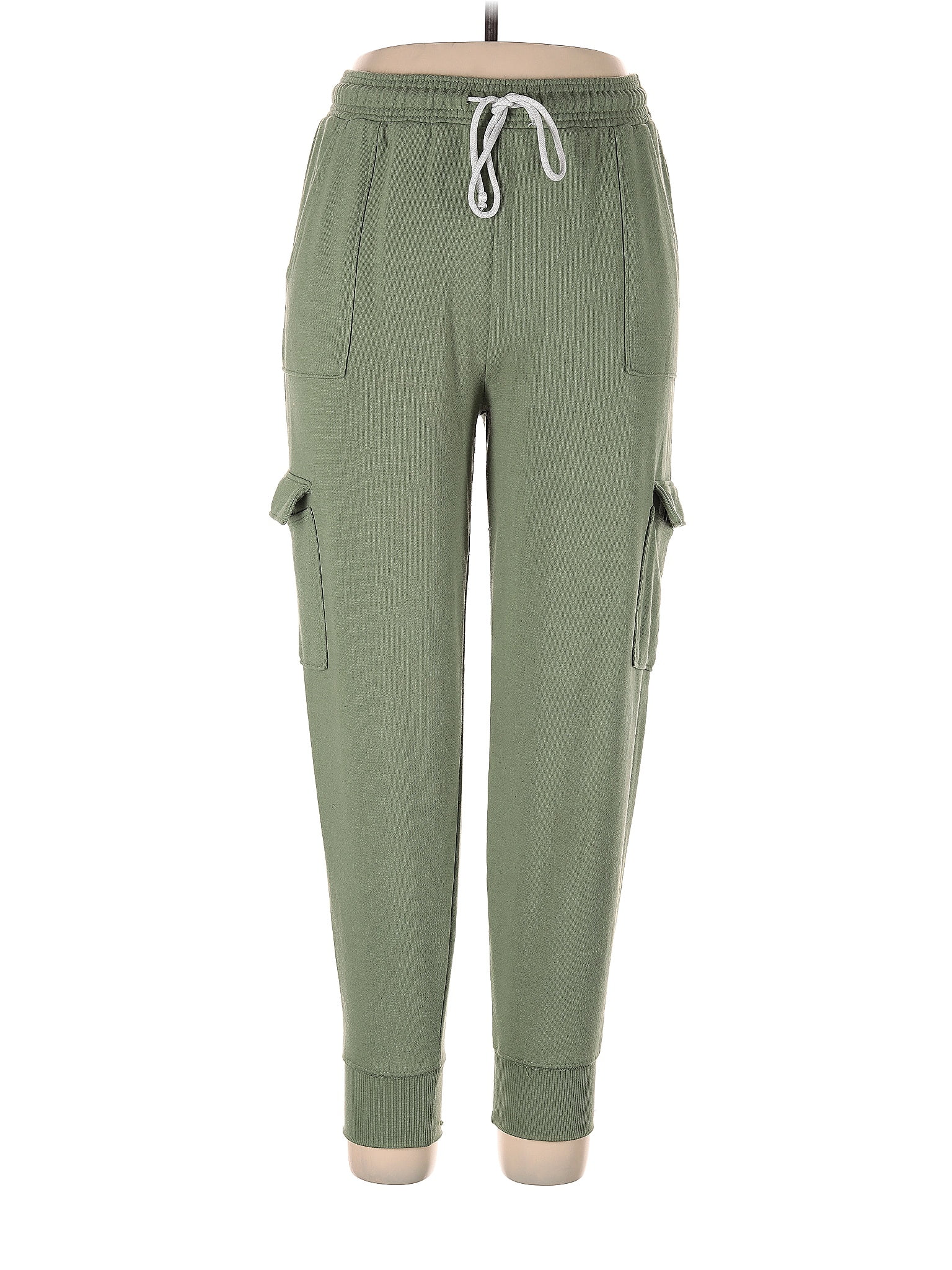 colsie Solid Green Sweatpants Size M - 36% off | ThredUp