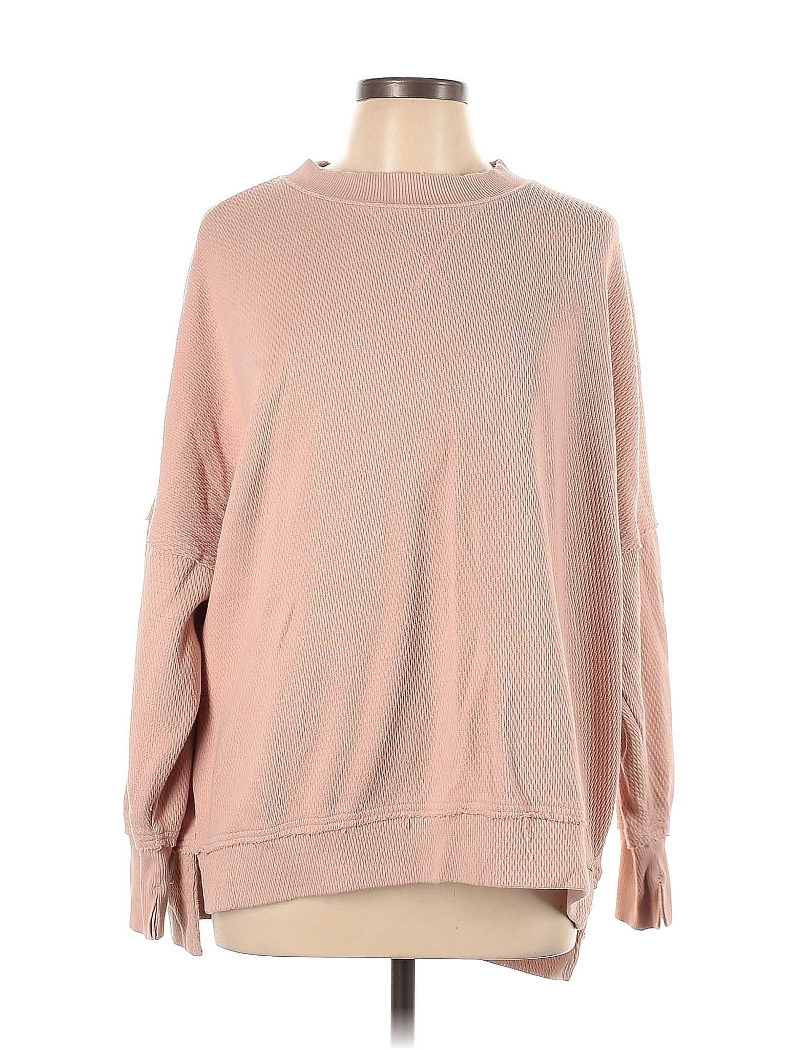 Aerie Pink Thermal Top Size L - 20% off | ThredUp