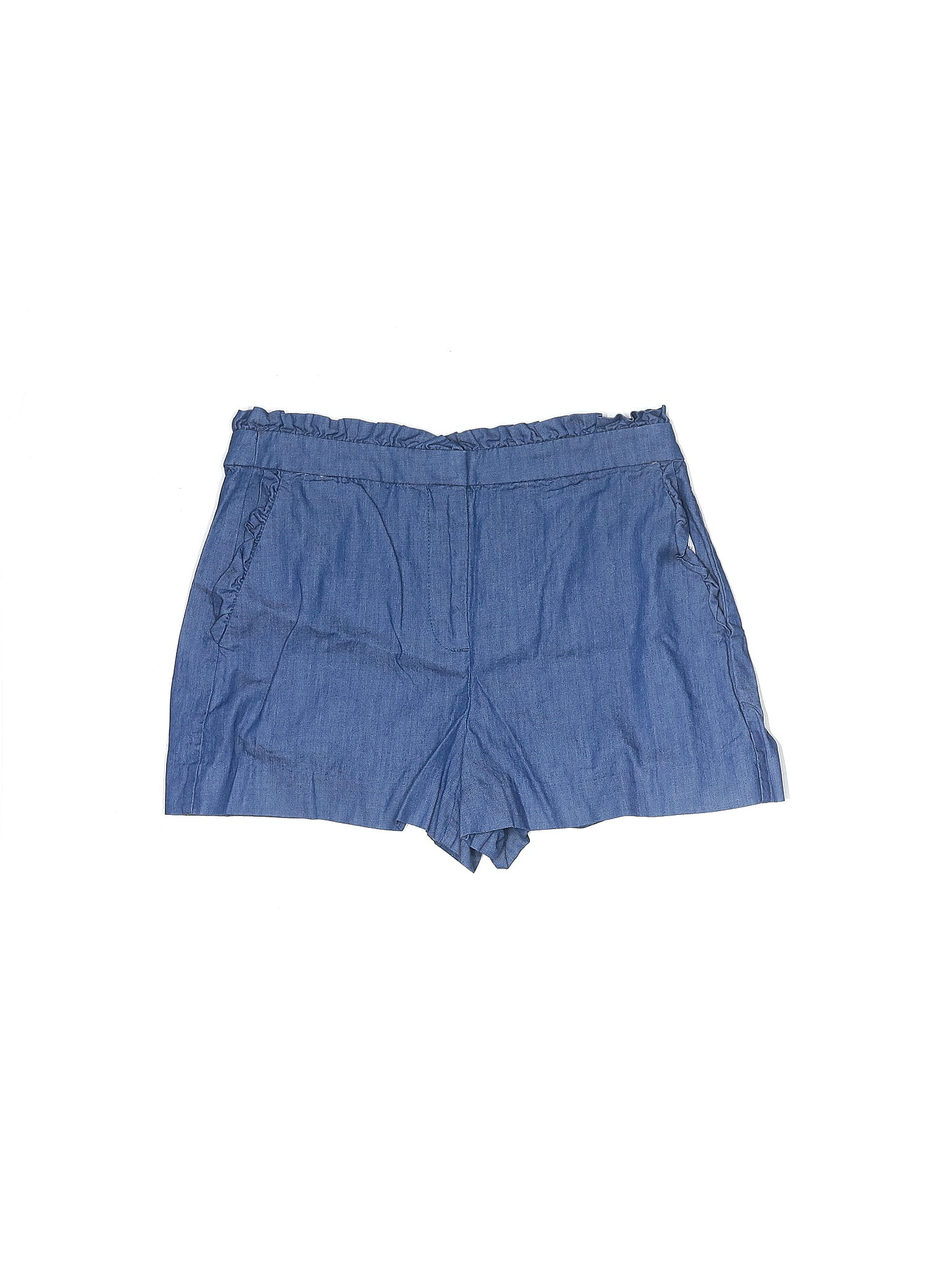 J.Crew Factory Store 100% Cotton Solid Blue Shorts Size 4 - 64% off ...