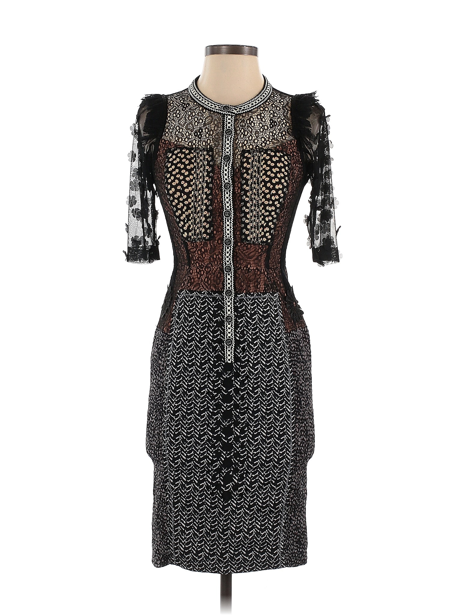 Beguile by Byron Lars Black Casual Dress Size 0 (Petite) - 76% off ...