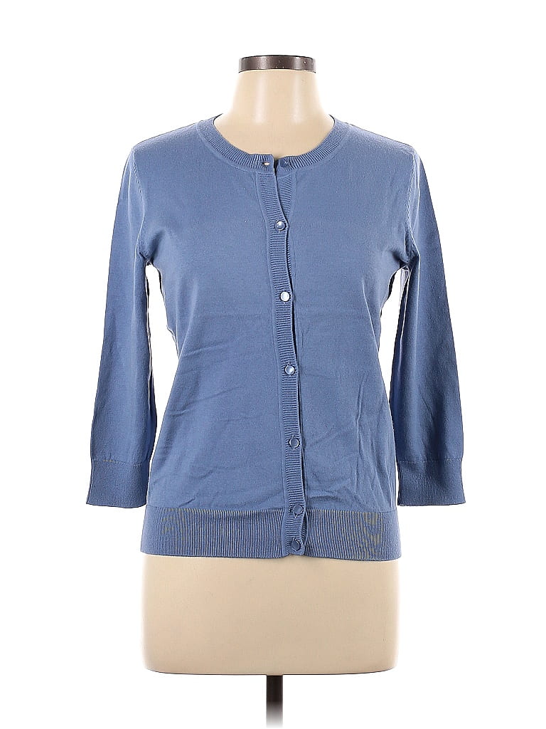 Talbots Blue Cardigan Size M (Petite) - 79% off | ThredUp