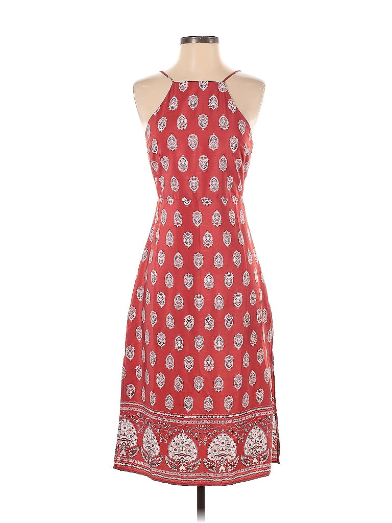 Lulus 100 Polyester Red Casual Dress Size S 70 Off Thredup