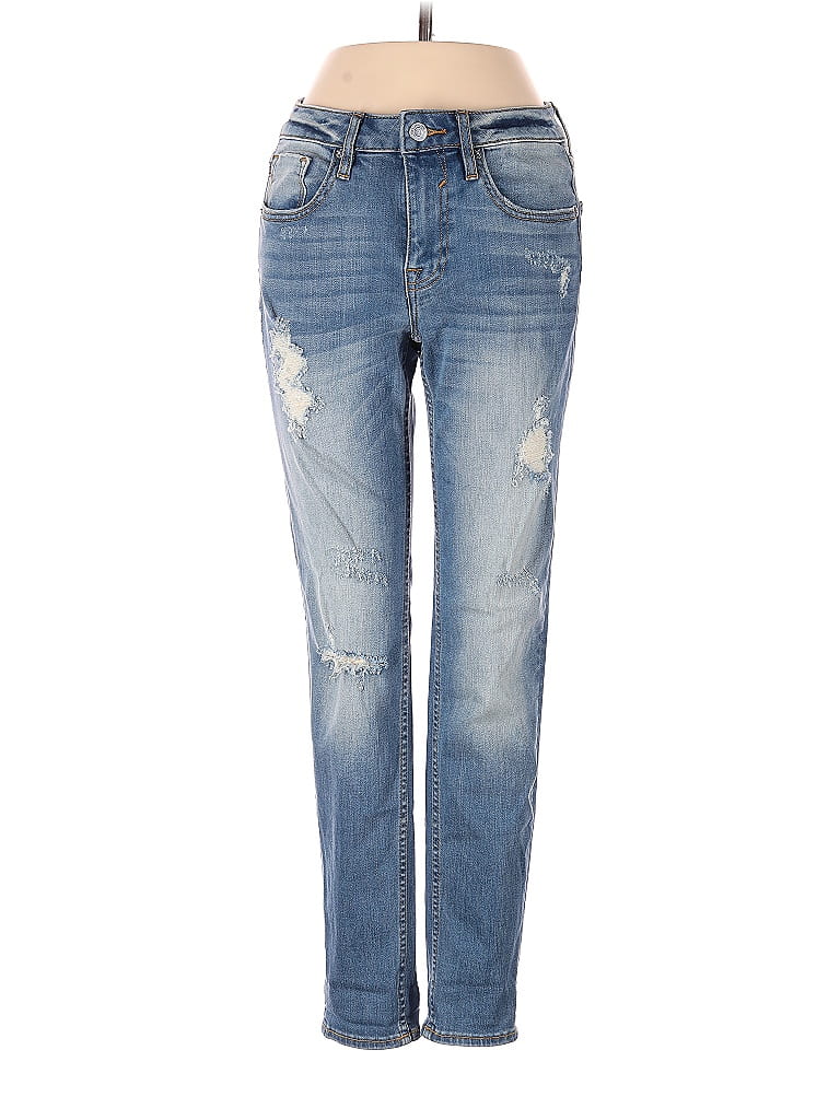 Vigoss Solid Blue Jeans 25 Waist - 72% off | ThredUp
