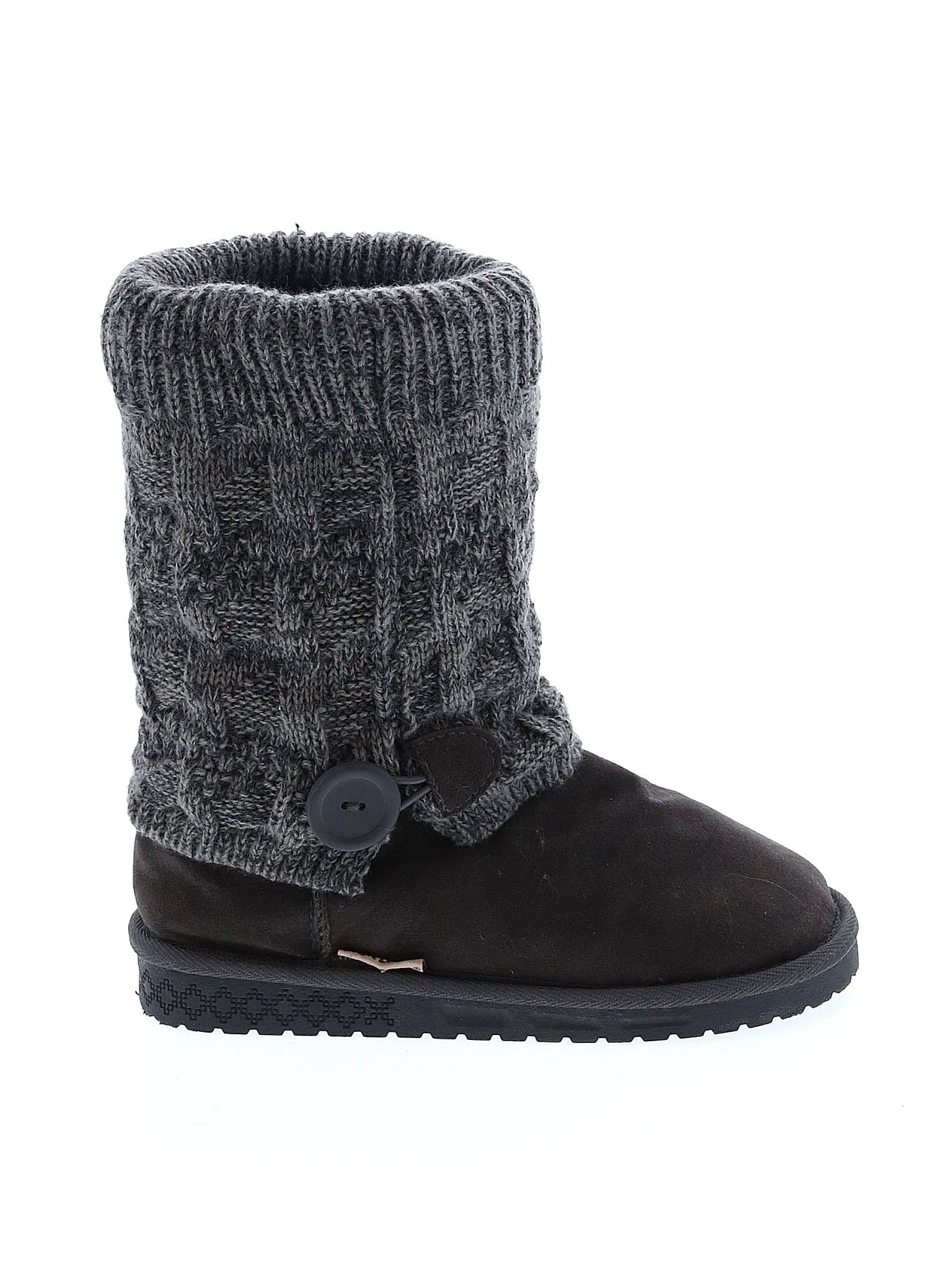 Muk Luks 100% Other Gray Boots Size 7 - 46% off | ThredUp