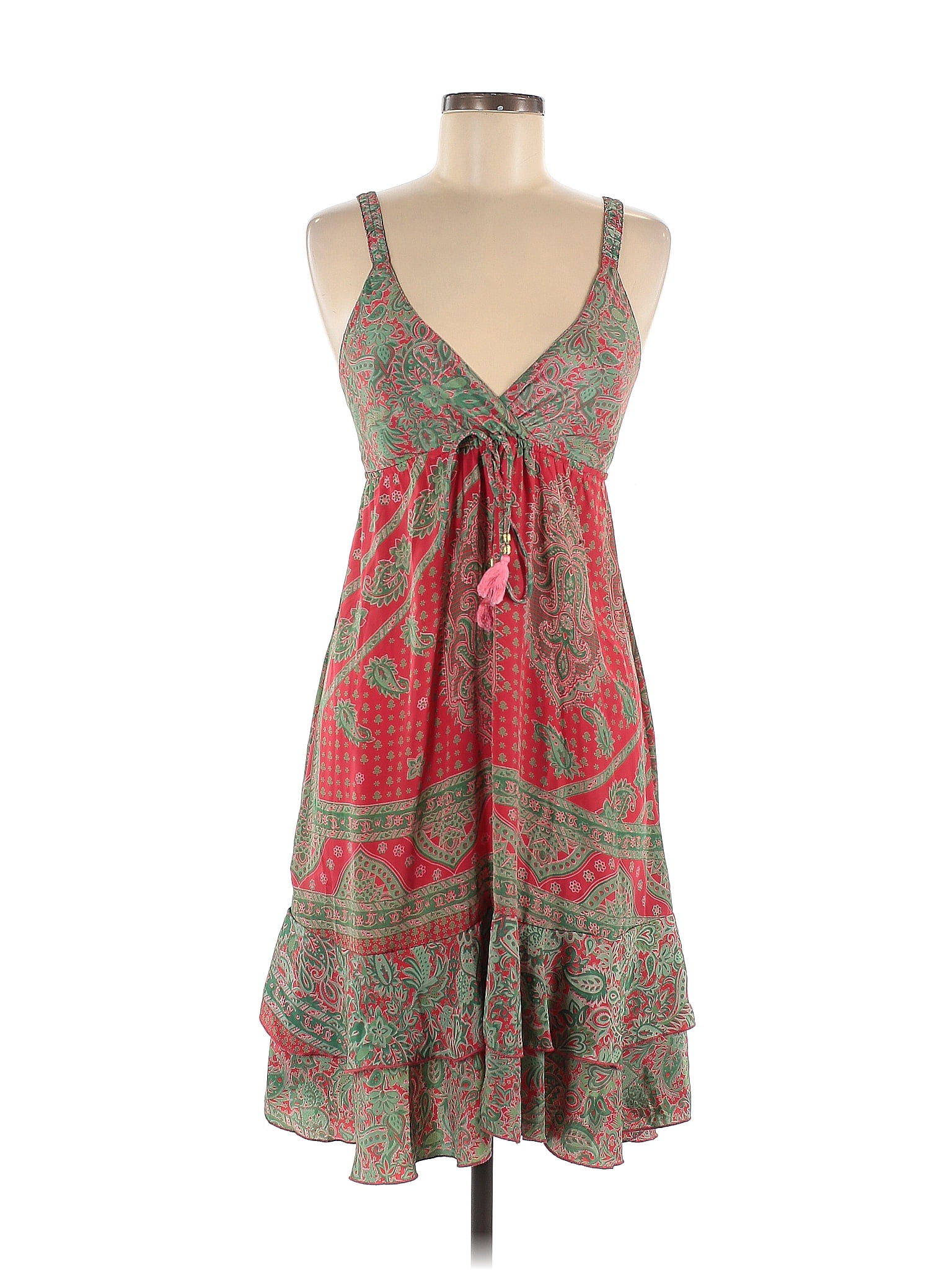 Karma Highway 100% Viscose Multi Color Gray Casual Dress One Size - 65% ...