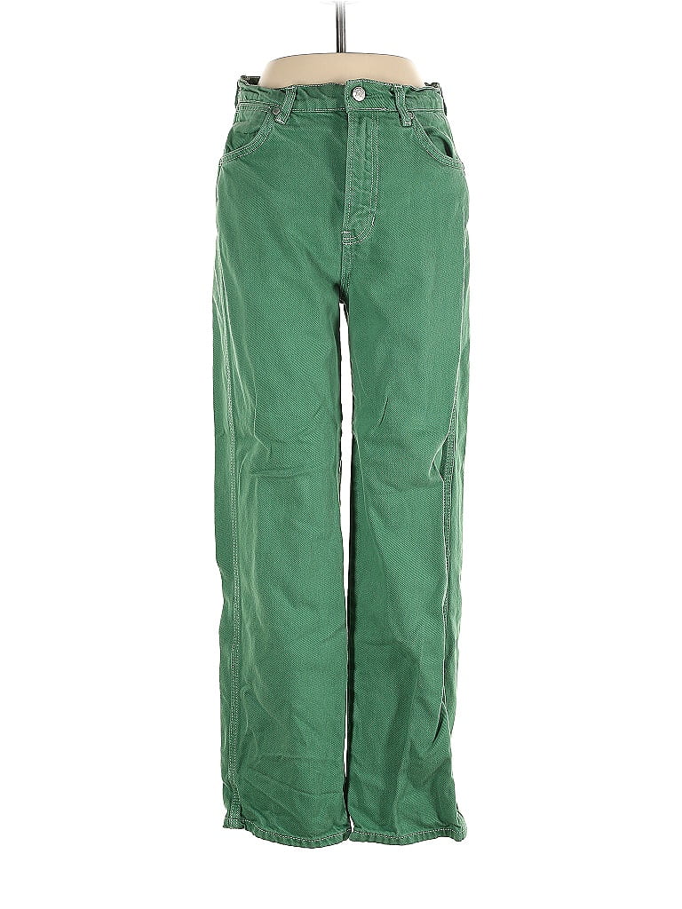 Reformation Jeans Solid Green Jeans 25 Waist - 63% off | ThredUp