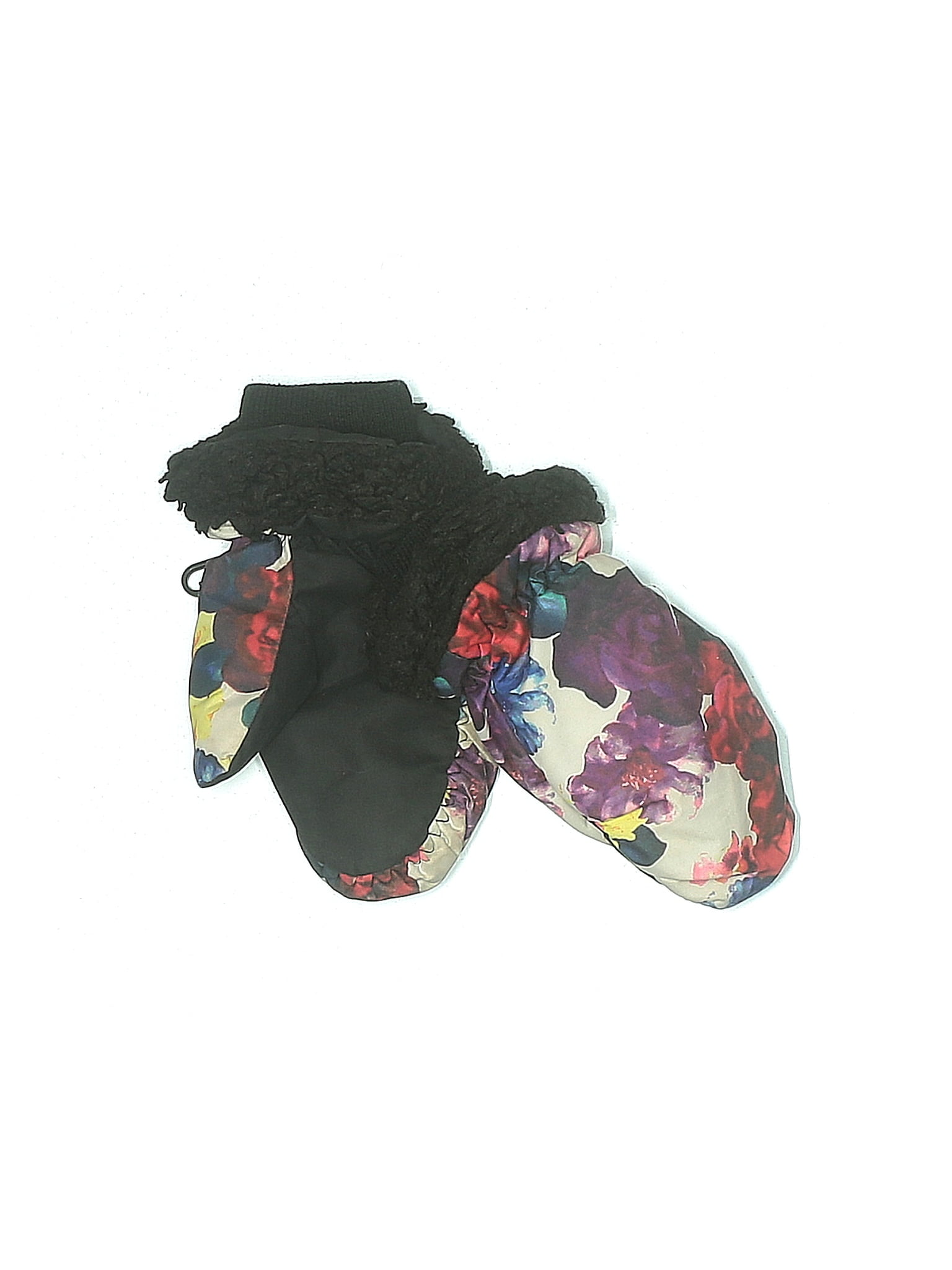H&M Floral Black Mittens One Size (Tots) - 42% off | ThredUp